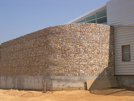 Gabion Clad Architectural Walls - 24 August - Gabion Baskets