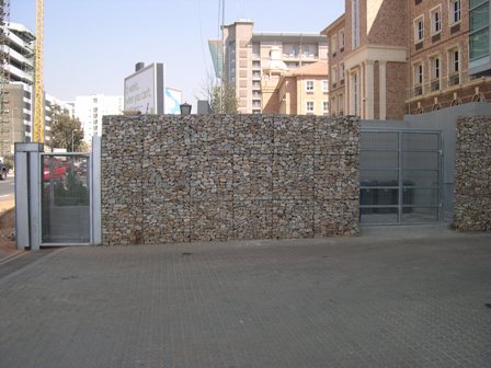 Gabion Clad Architectural Walls - 24 August - Gabion Baskets